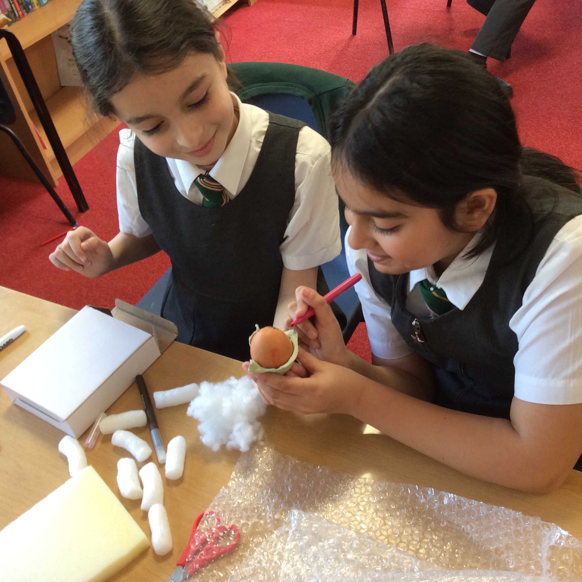 Year 5 & 6 Take on the Great Egg Helmet Challenge! – Tudor Grange ...